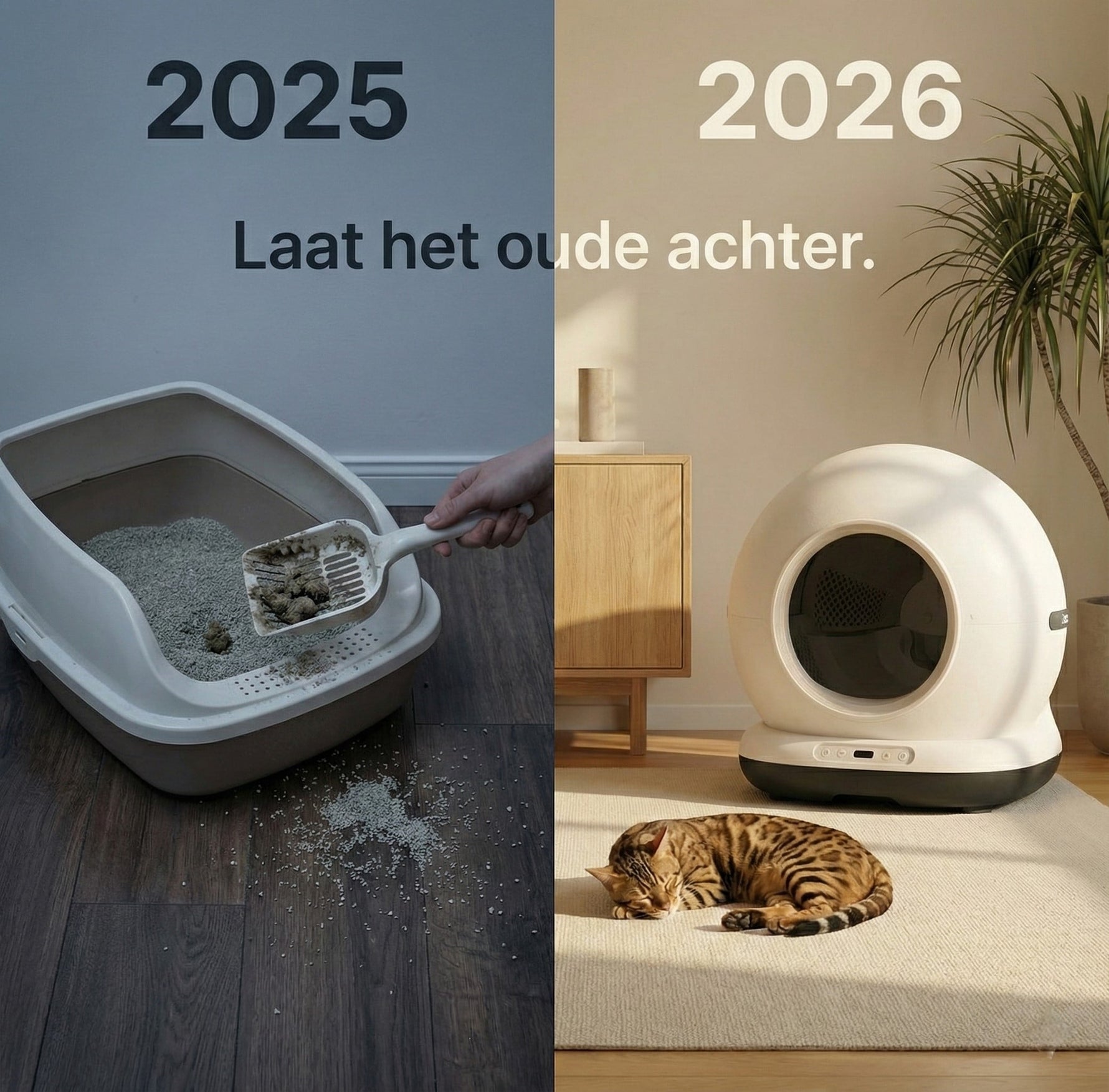 ZEDAR K1200 Automatische en zelfreinigende kattenbak – Zedar